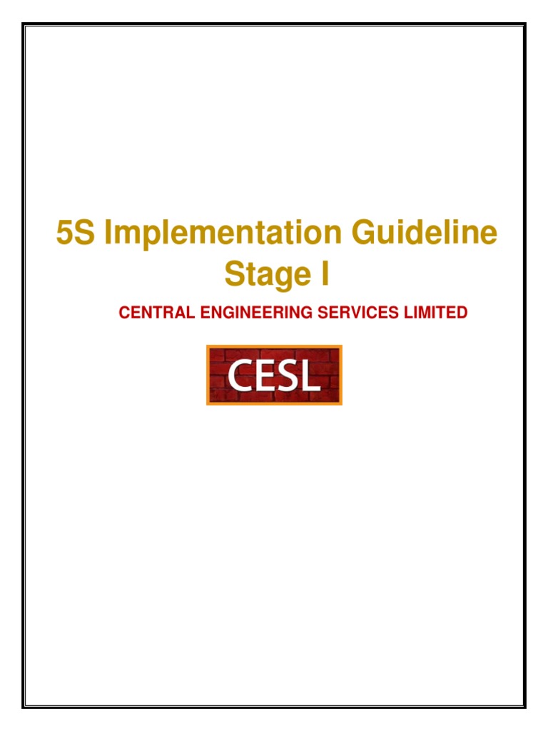 5S Guide Line Stage I - 12.03.2020 | PDF | Photograph | Computer File