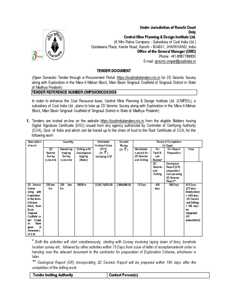 Tender | PDF | Joint Venture | Value Added Tax