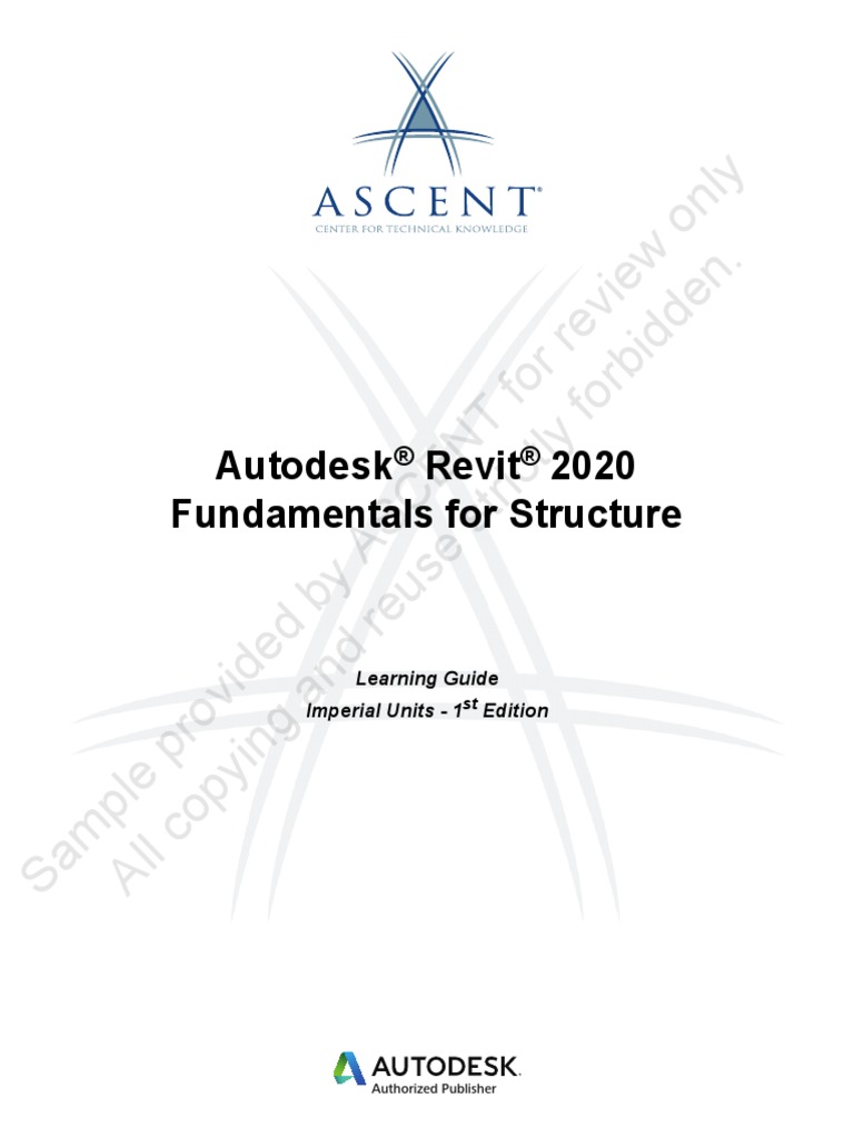 Revit 2020 Fundamentals For Structure | PDF | Autodesk Revit | Autodesk