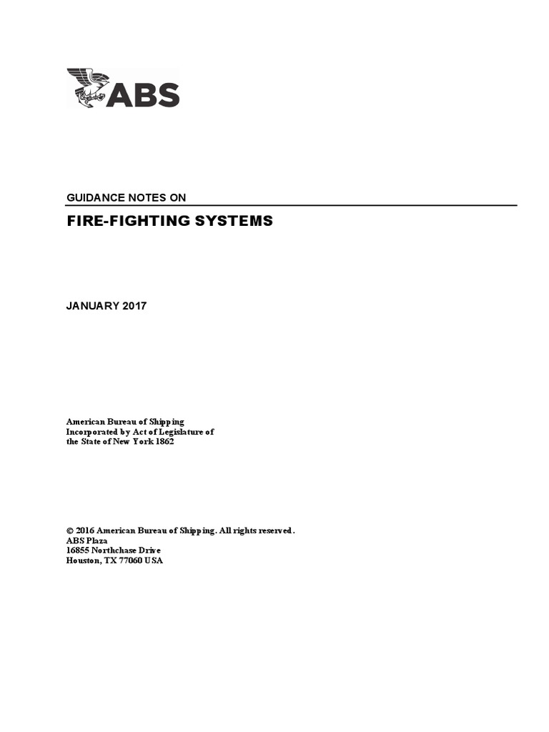 Fire-Fighting Systems: Guidance Notes On | PDF | Combustion | Fires