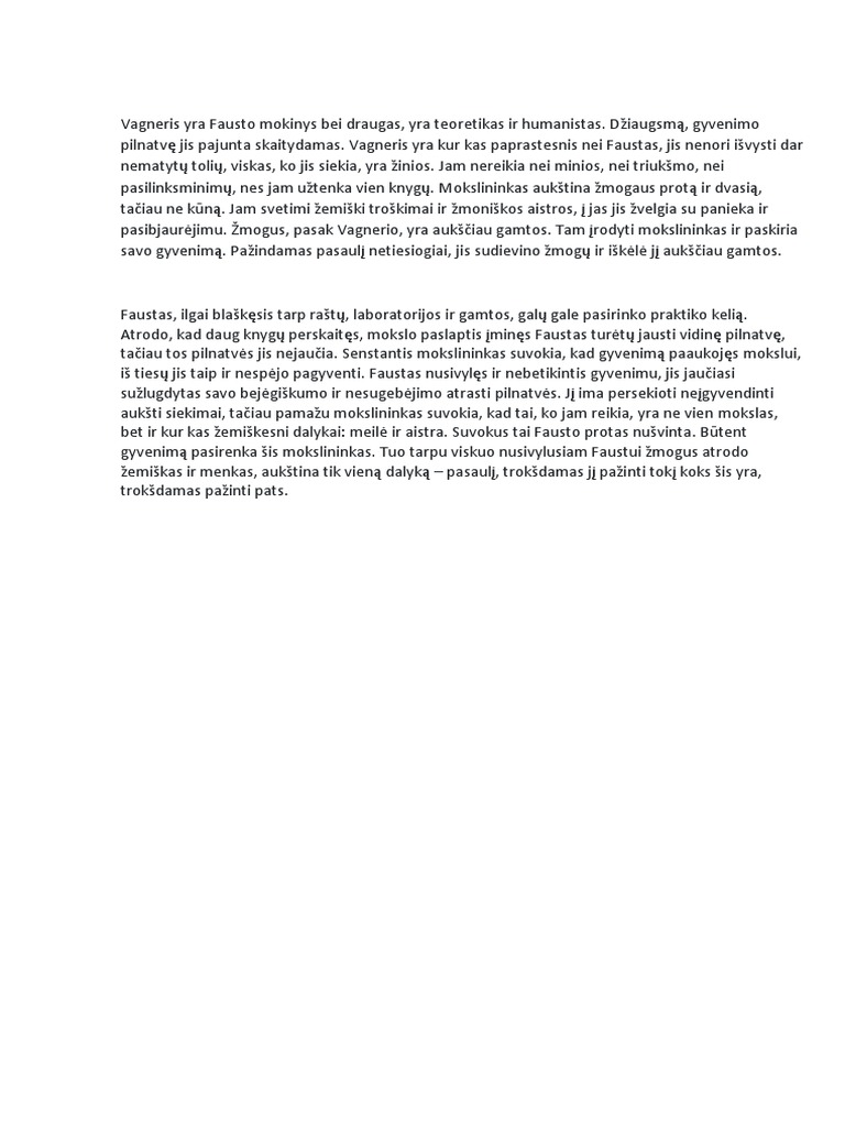 Faustas Vagneris | PDF