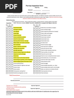 Driver Road Test Evaluation Form | PDF | Traffic | Vehicles