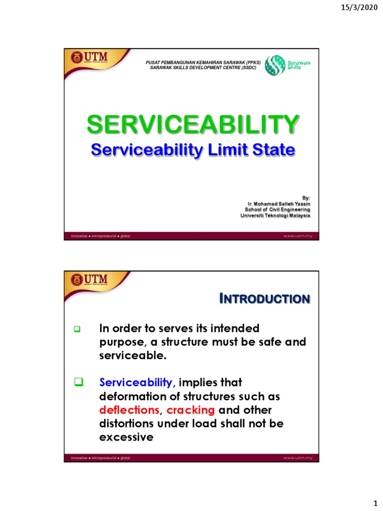 Serviceability Limit State | PDF | Fracture | Reinforced Concrete