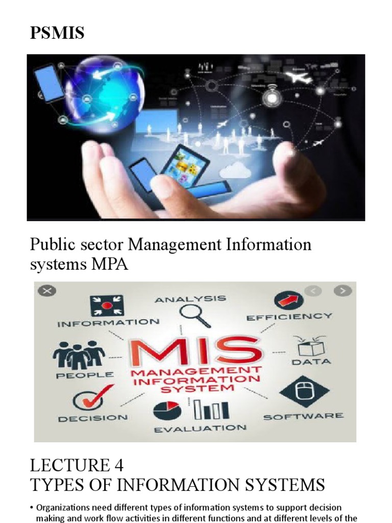 Types of Information Systems Explained | PDF | Information System ...