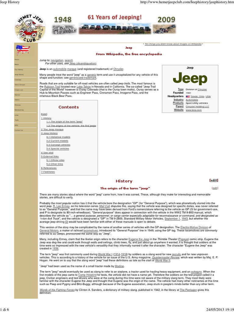 For Other Uses, See .: Jeep (Disambiguation) | PDF | Jeep | Motor ...
