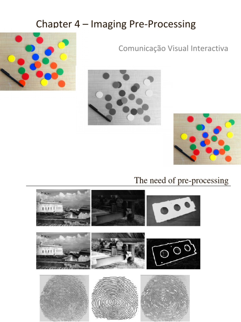 Chapter 4 - Imaging Pre-Processing: Comunicação Visual Interactiva ...