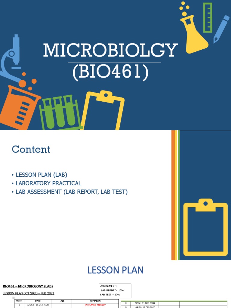 Lab Guide Bio461 | PDF
