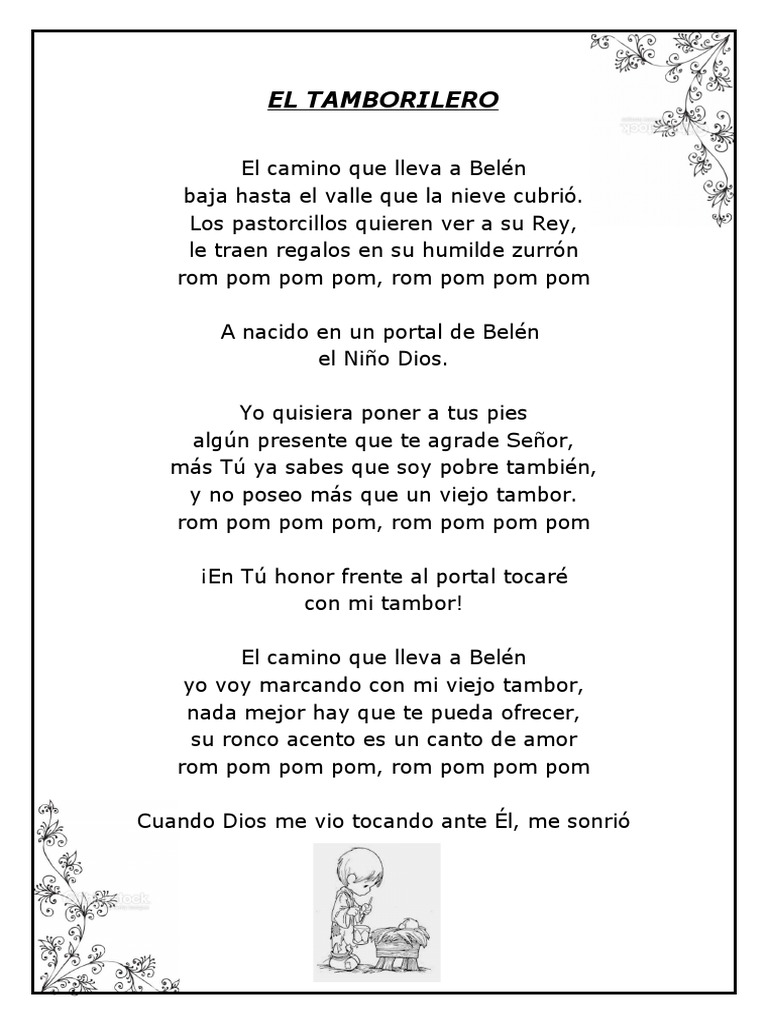 EL TAMBORILERO Letra | PDF