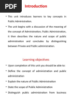 INTRODUCTION TO PUBLIC ADMINISTRATION Notes | PDF | Public ...