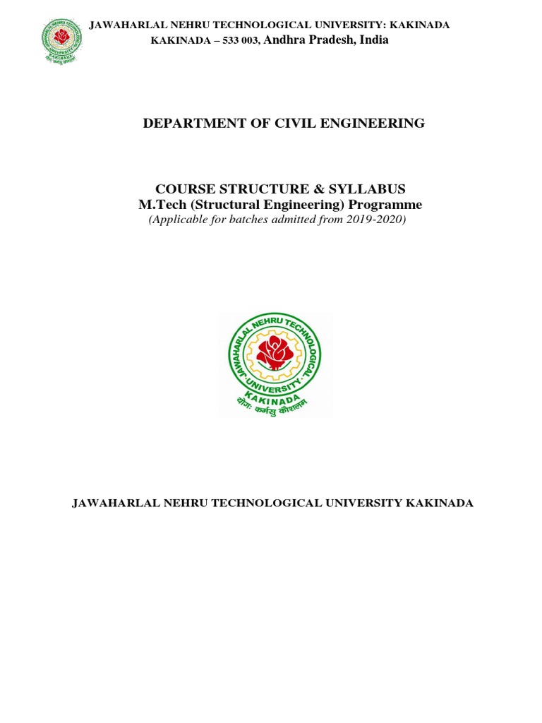 M. Tech Structural Engineering PDF | PDF | Stress (Mechanics) | Structural Analysis