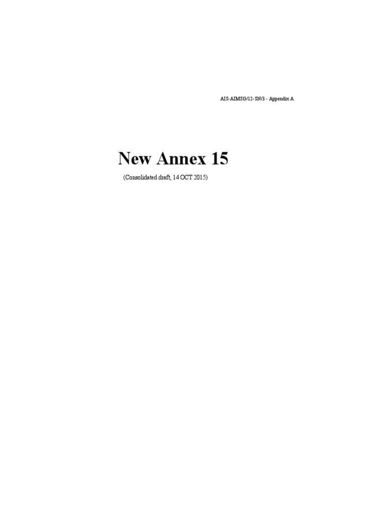 Icao Annex 15 | PDF | Geodesy | Sea Level