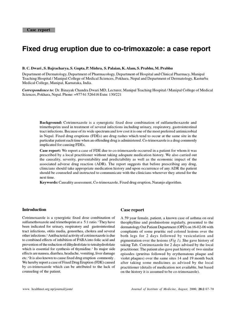 Contoh Case Report 1 | PDF | Medical Treatments | Medicinal Chemistry