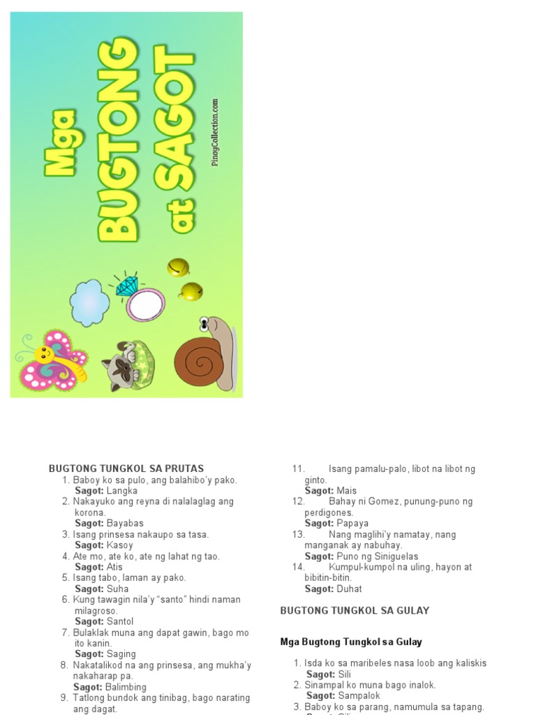Bugtong | PDF