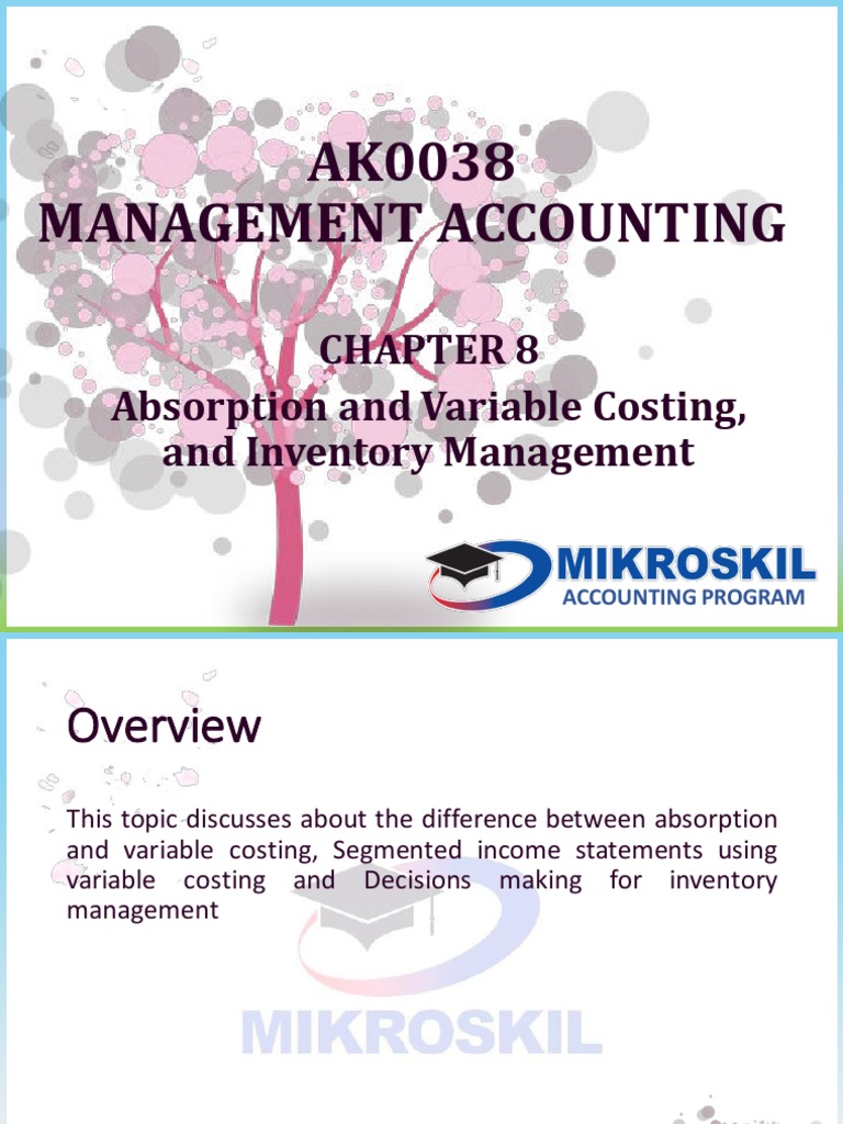 Absorption vs Variable Costing Explained | PDF | Inventory | Income ...