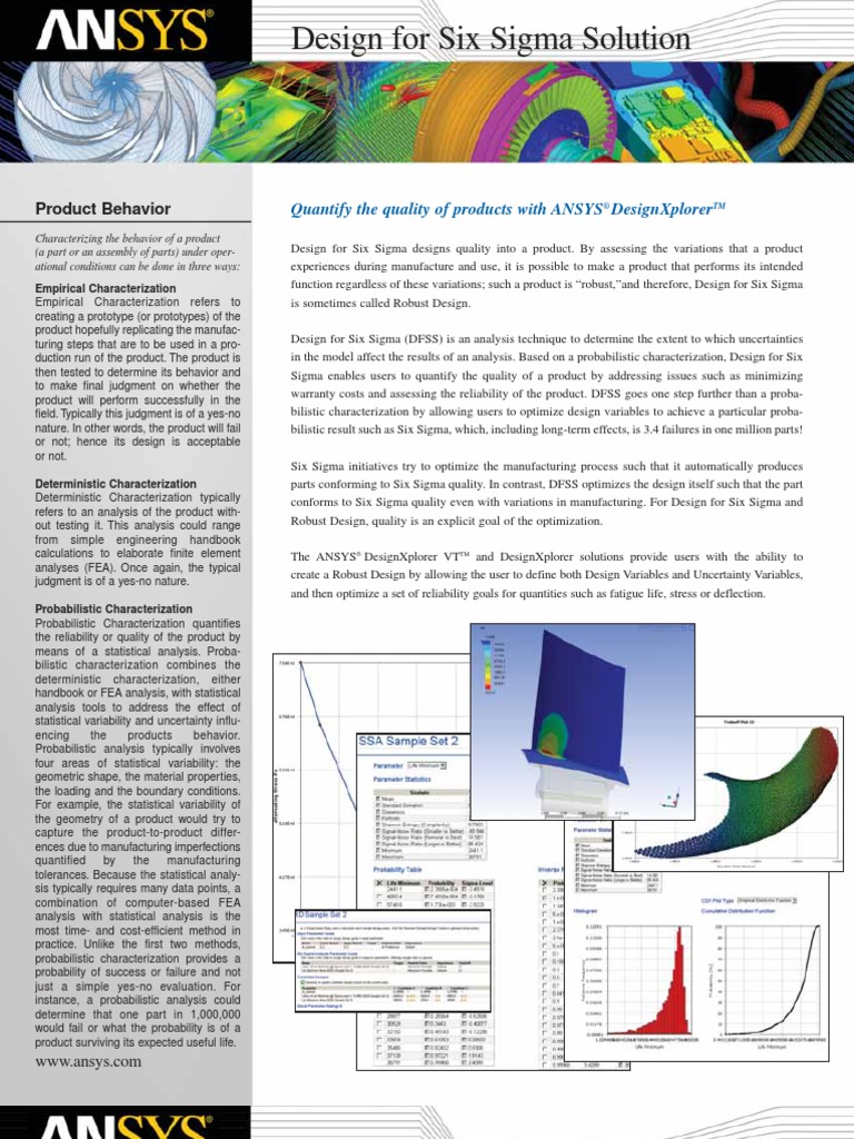 Six Sigma | PDF | Design For Six Sigma | Finite Element Method