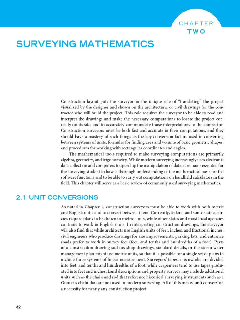 Surveying | PDF | Triangle | Trigonometric Functions