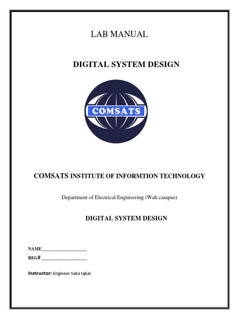 DIGITAL SYSTEM DESIGN Manual1 | PDF | Hardware Description Language ...