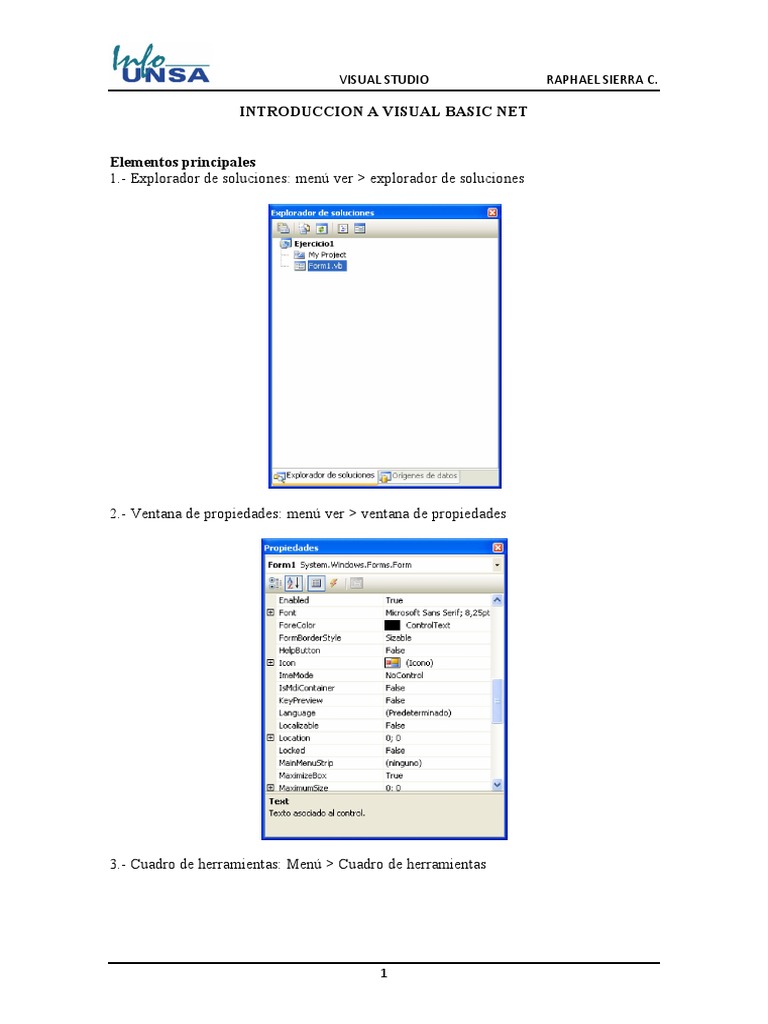 Sesion 01 Introduccion Visual Studio 2019 | PDF