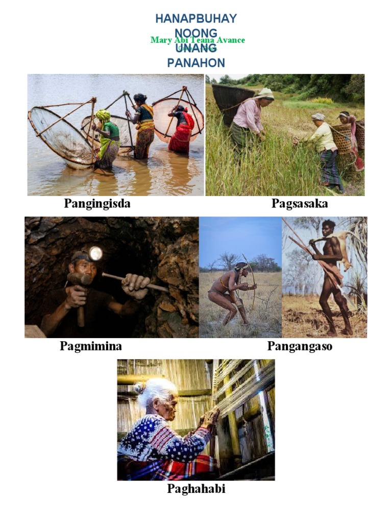 Hanapbuhay Noong Unang Panahon | PDF