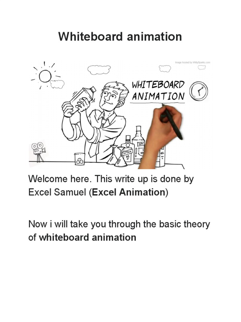 Introduction To Whiteboard Animation Pdf Animation Communication
