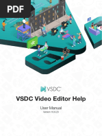 VSDC Video Editor Help: User Manual | PDF | Icon (Computing) | Button (Computing)