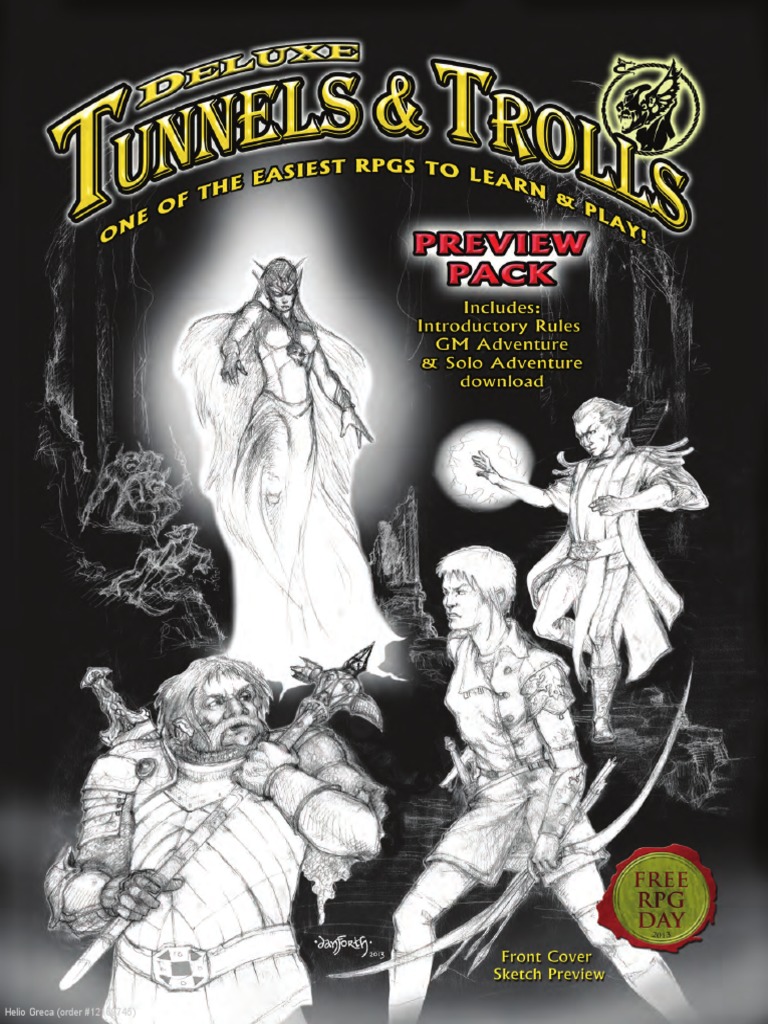 Free RPG Day - 2013deluxe T&T Minirules | PDF | Magician (Fantasy ...