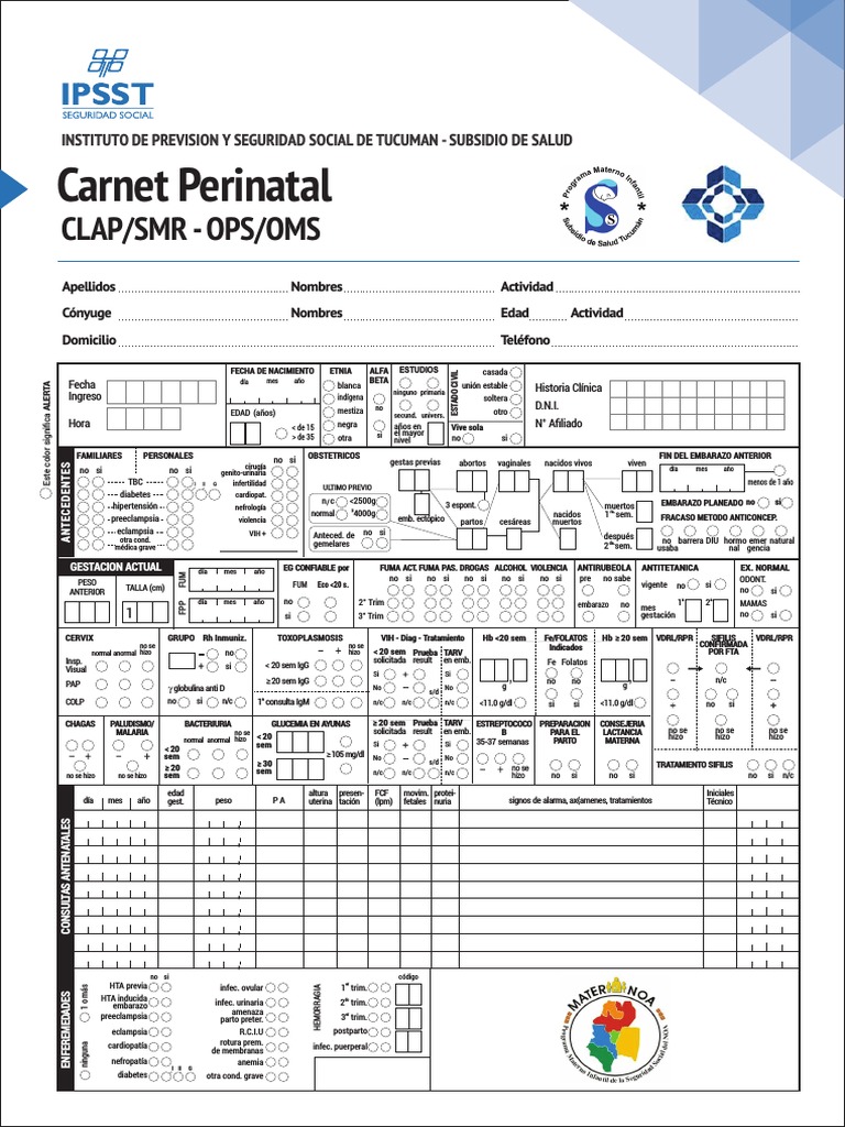 Carnet Perinatal | PDF | Parto prematuro | El embarazo