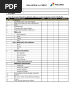 FORM P2H Alat Berat | PDF