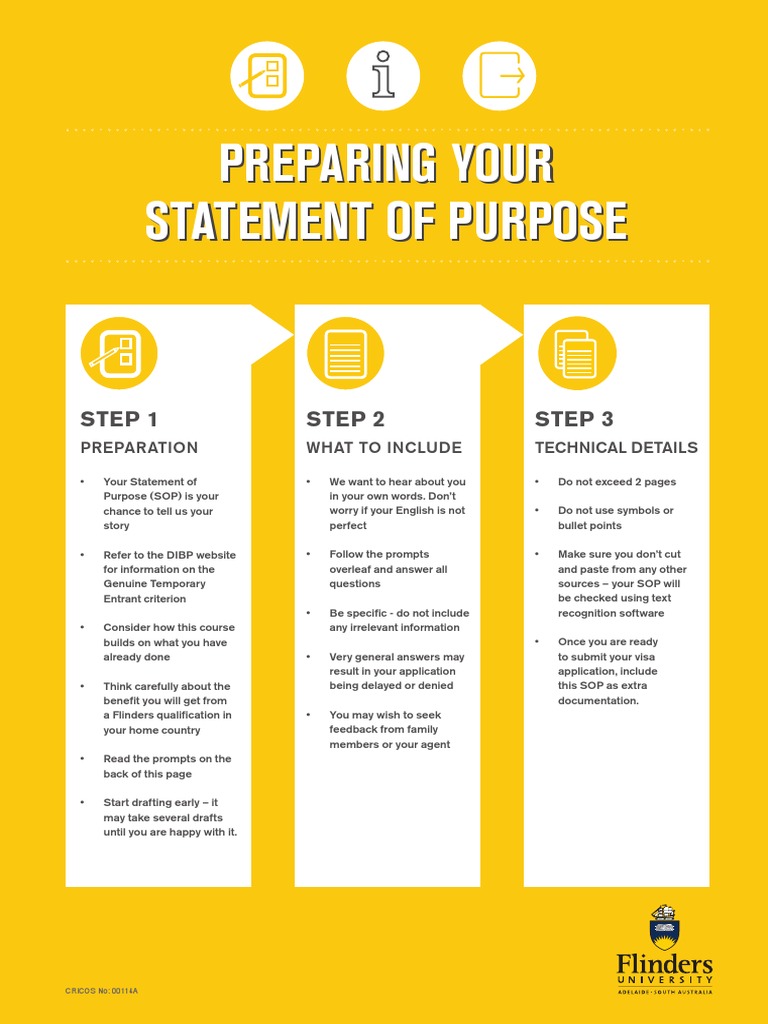 Statement of Purpose Guidelines | PDF | Documentation | Employment