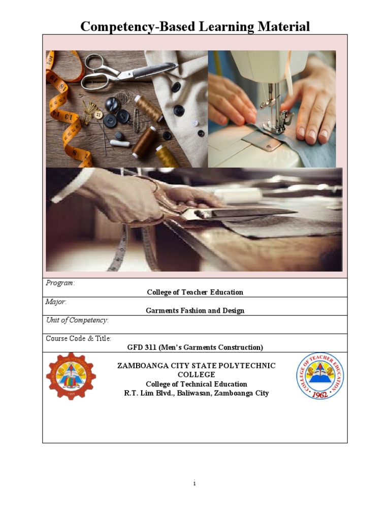 Module Tailoring Final | PDF | Seam (Sewing) | Sewing