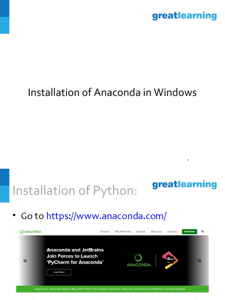 Installation Steps Anaconda | PDF