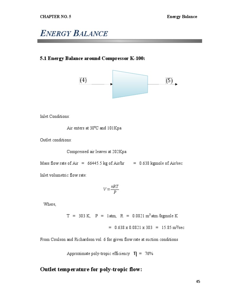 05 - Energy Balance | PDF | Chemical Reactor | Enthalpy