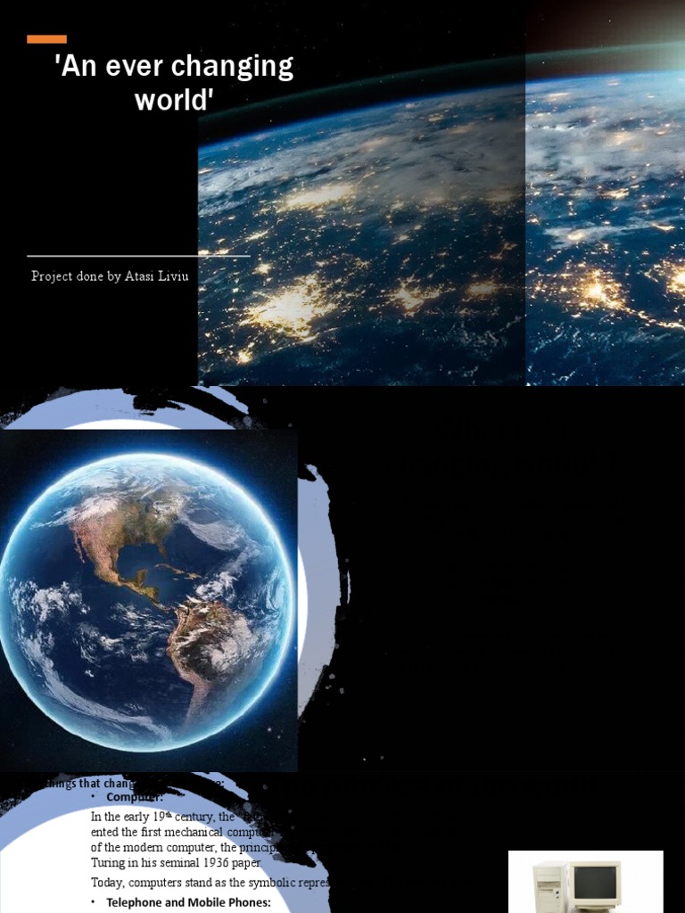 An Ever Changing World Project | PDF