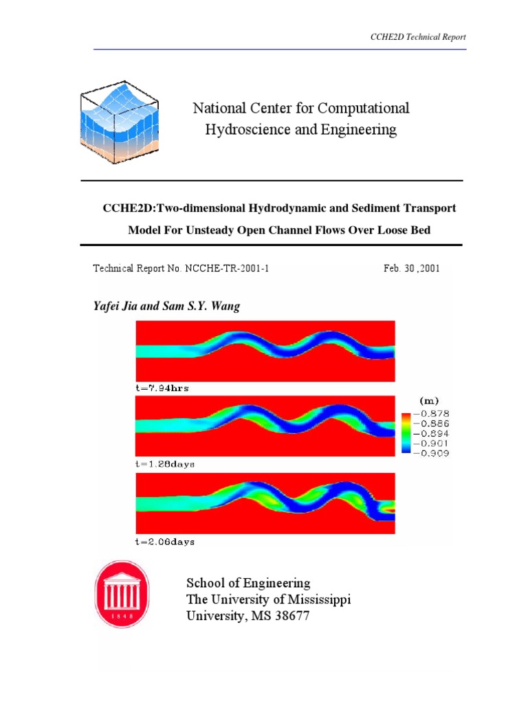 CCHE2D Two Dimensional Hydrodynamic and Sediment Transport Model For ...
