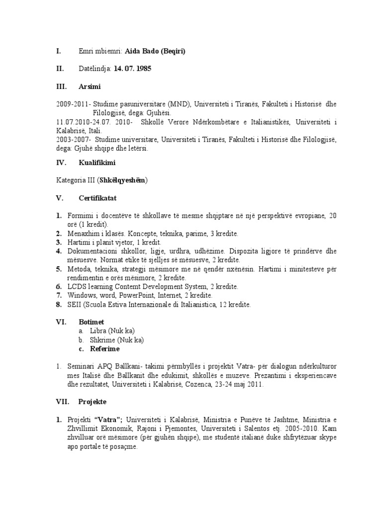 CVa | PDF