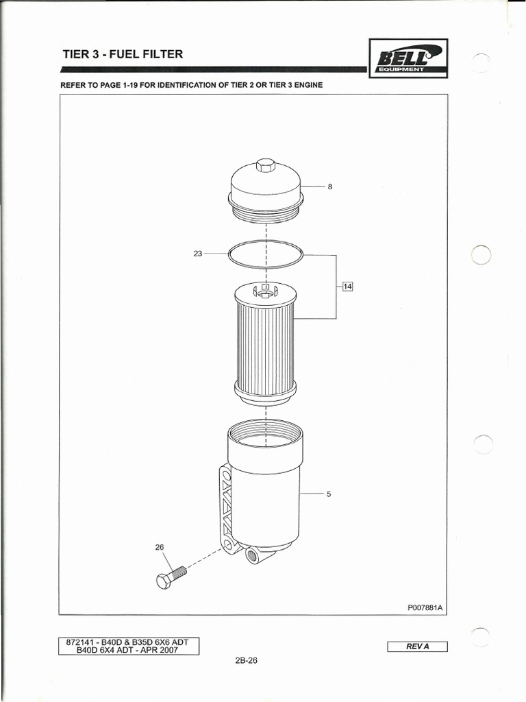 2B-26 Tier 3 Fuel Filter | PDF