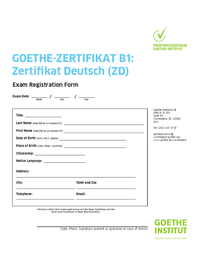 Zertifikat B1 Form | PDF | Government And Personhood | Government ...