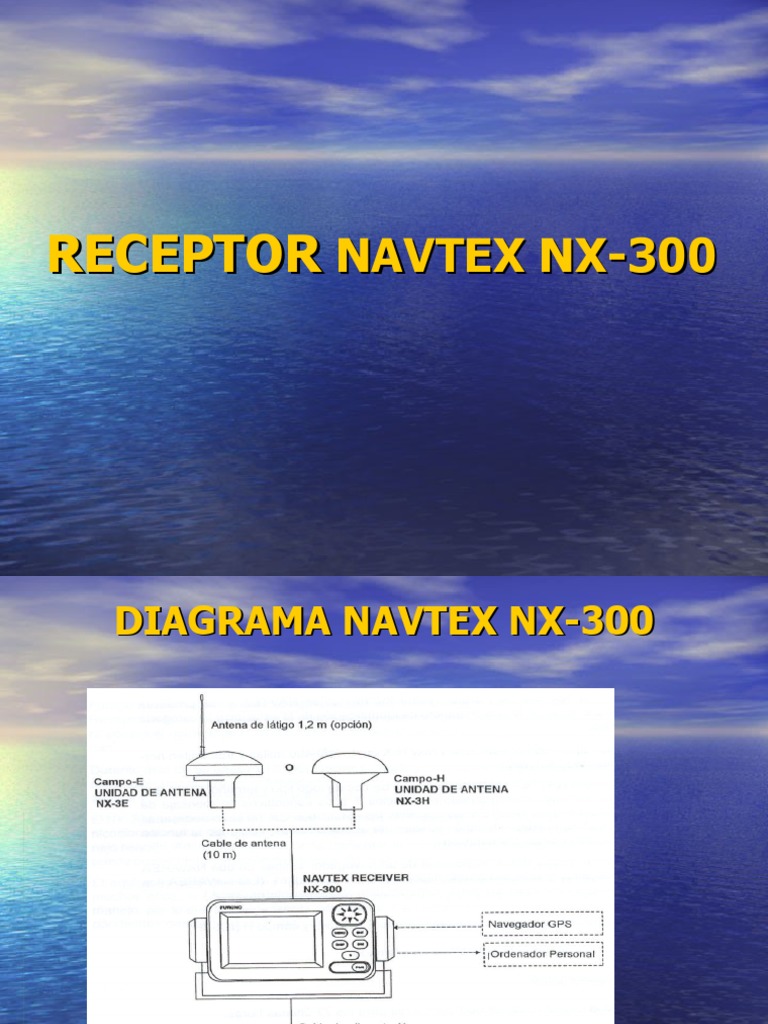 Receptor Navtex NX-300 | PDF | Tecnología de información y ...