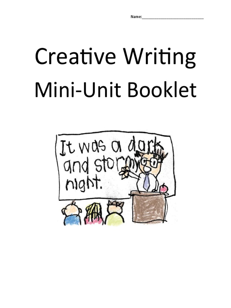 Creative Writing Booklet | PDF | Plot (Narrative) | Psychological Concepts