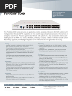 Fortigate 80F Datasheet | PDF | Computer Network | Transport Layer Security