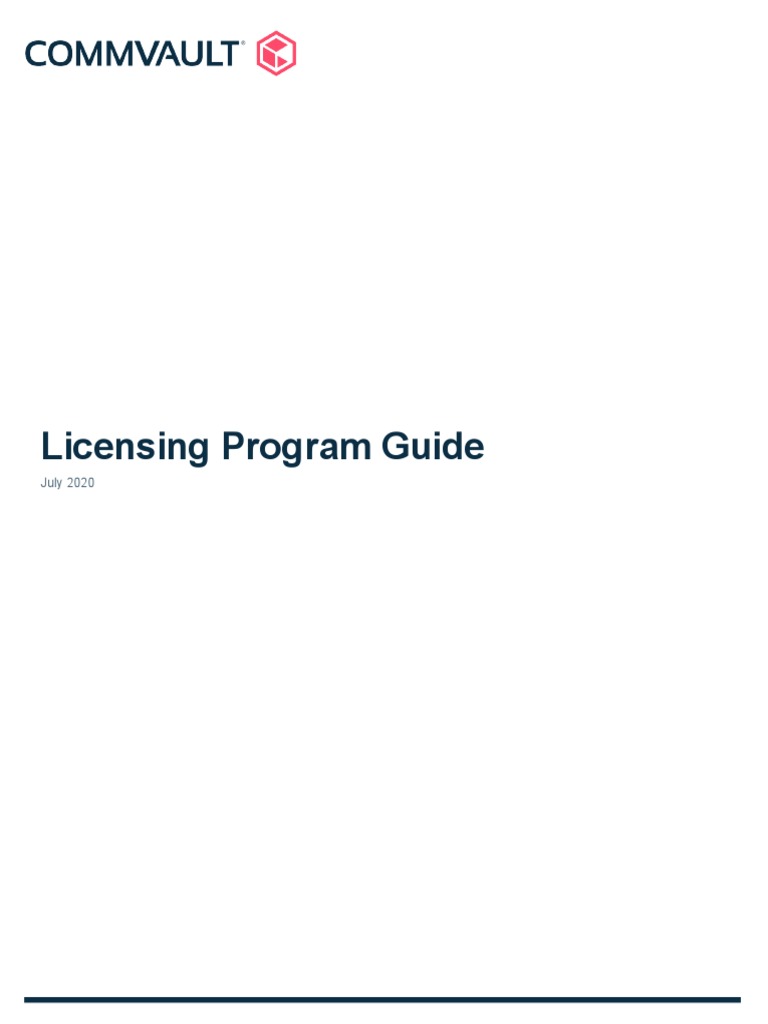 Commvault Complete License Guide | PDF | Backup | Cloud Computing