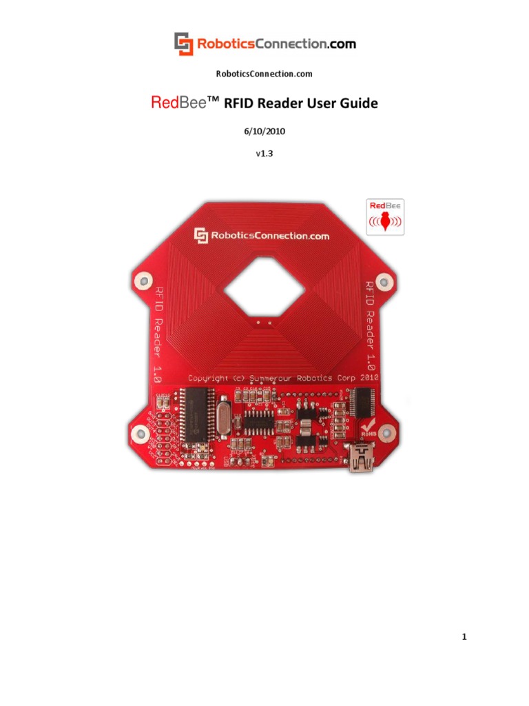RFID Reader User Guide | PDF | Radio Frequency Identification | Usb