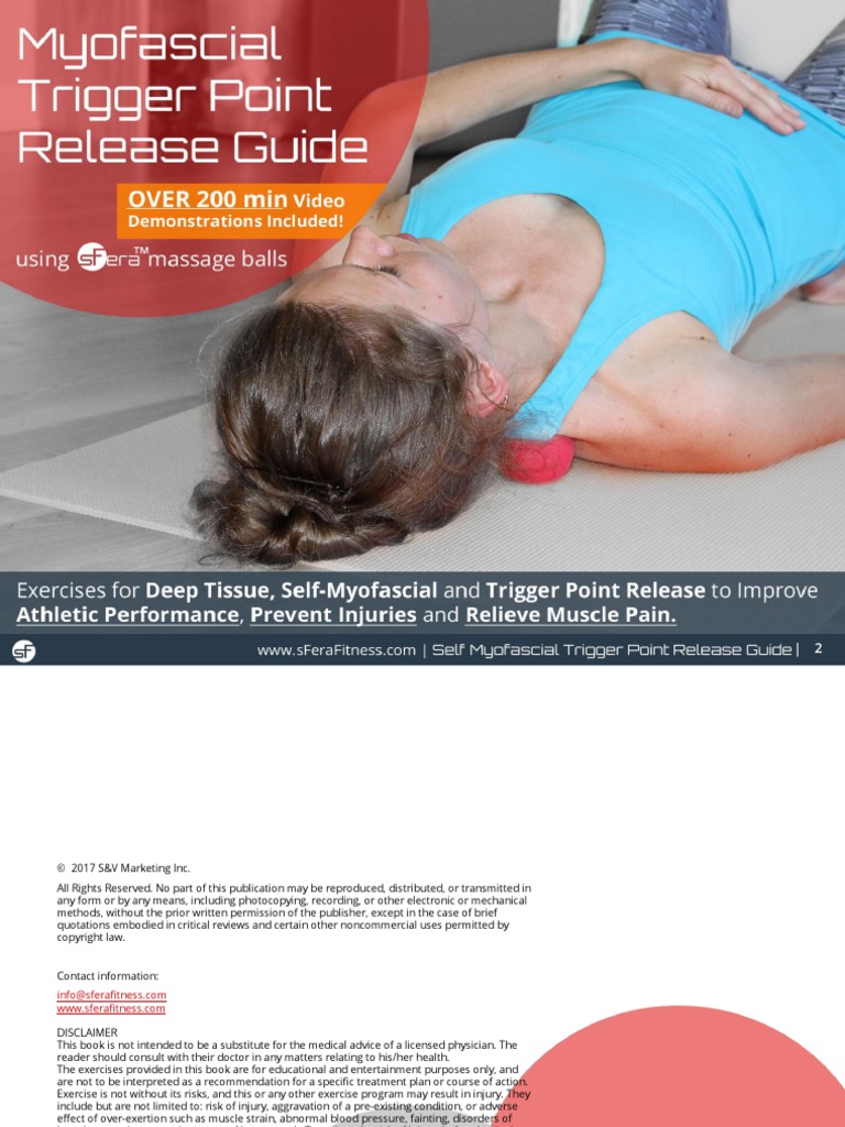 Self Myofascial Trigger Point Release Guide PDF | PDF | Myofascial ...