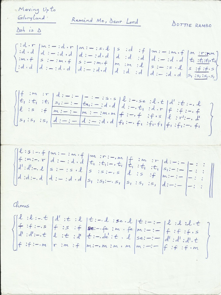 Remind Me, Dear Lord PDF | PDF