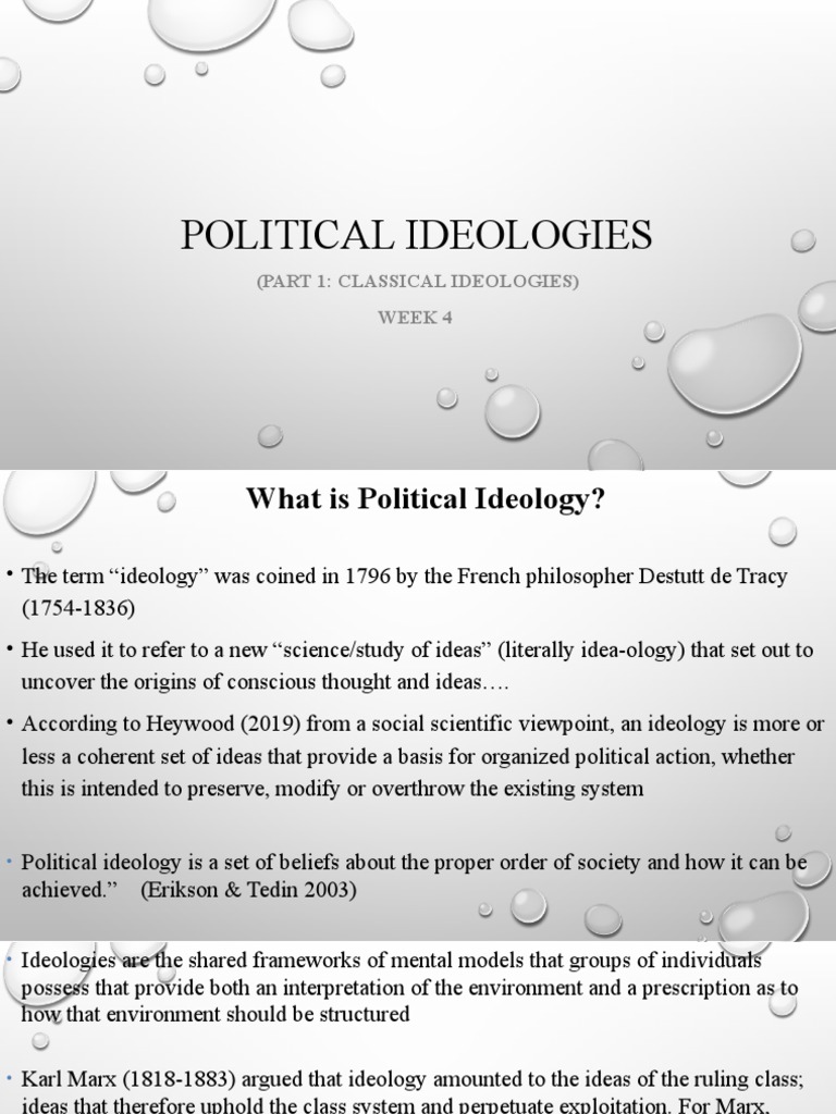Pol 1100 Political Ideologies PT.1 | PDF | Socialism | Ideologies