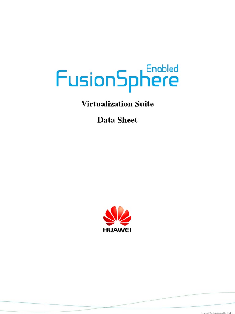 Huawei FusionSphere 6.1 Virtualization Suite Data Sheet | PDF | Virtualization | Graphics ...