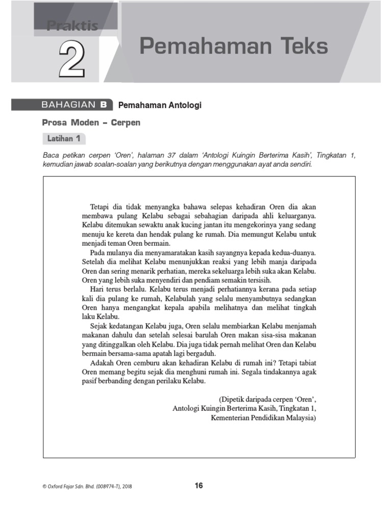 Pemahaman Teks: Praktis | PDF