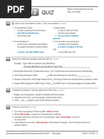 INTERCHANGE 2 - QUIZ UNITS 9 & 10 - Revisión Del Intento | PDF
