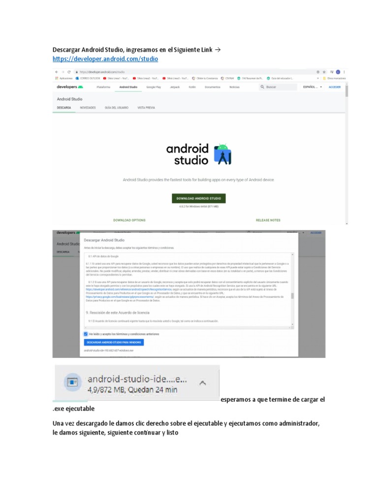Descargar e Instalar Android Studio | PDF