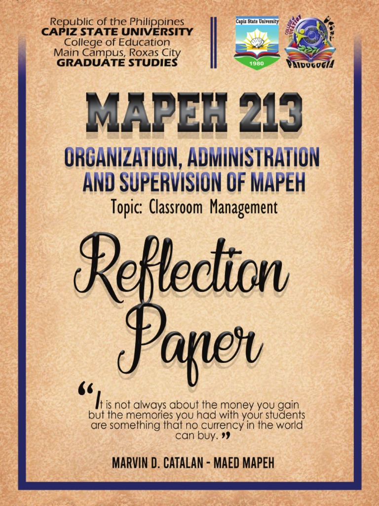 Reflection Paper - Catalan, M.D. | PDF